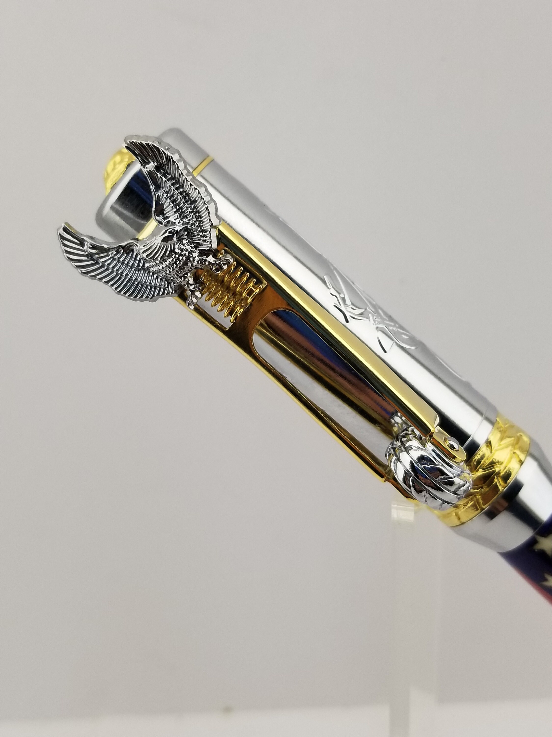 Woodturned Refillable American Bald Eagle Motorcycle Pen - Etsy