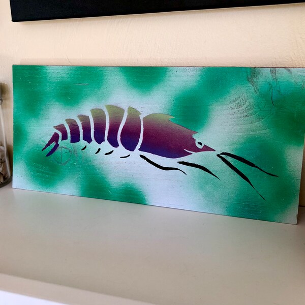 Shrimp Painting - Etsy