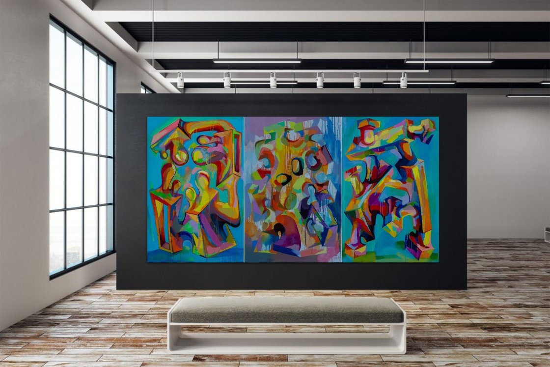 Artifacts From an Extinct Civilization | Original Oil Painting on ...