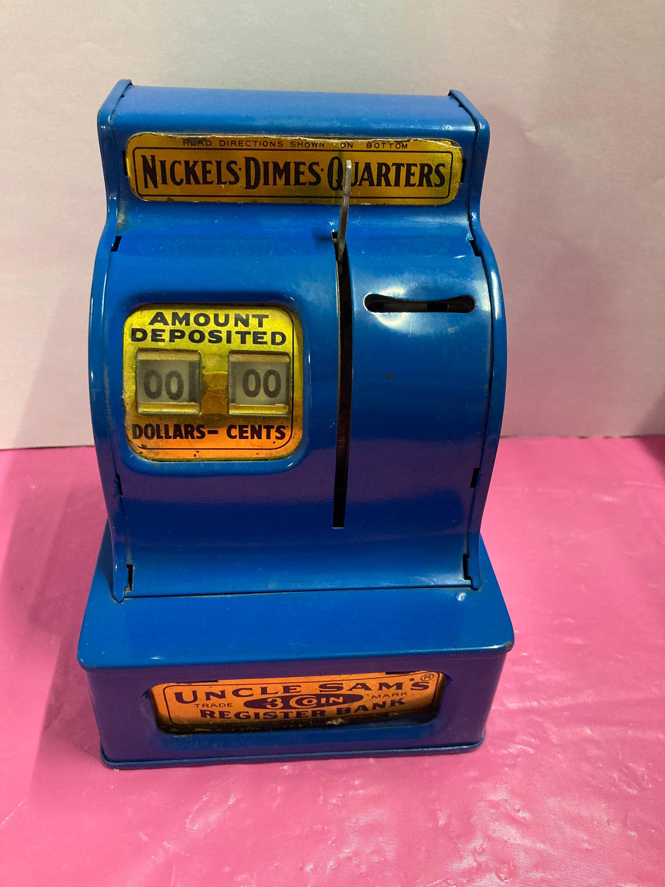Uncle Sams 3 Coin Register Bank - Etsy
