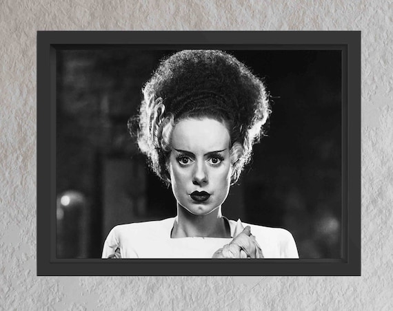 Vintage Photo Bride of Frankenstein Weird Photo Wall Decor - Etsy