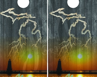 Michigan Cornhole - Etsy
