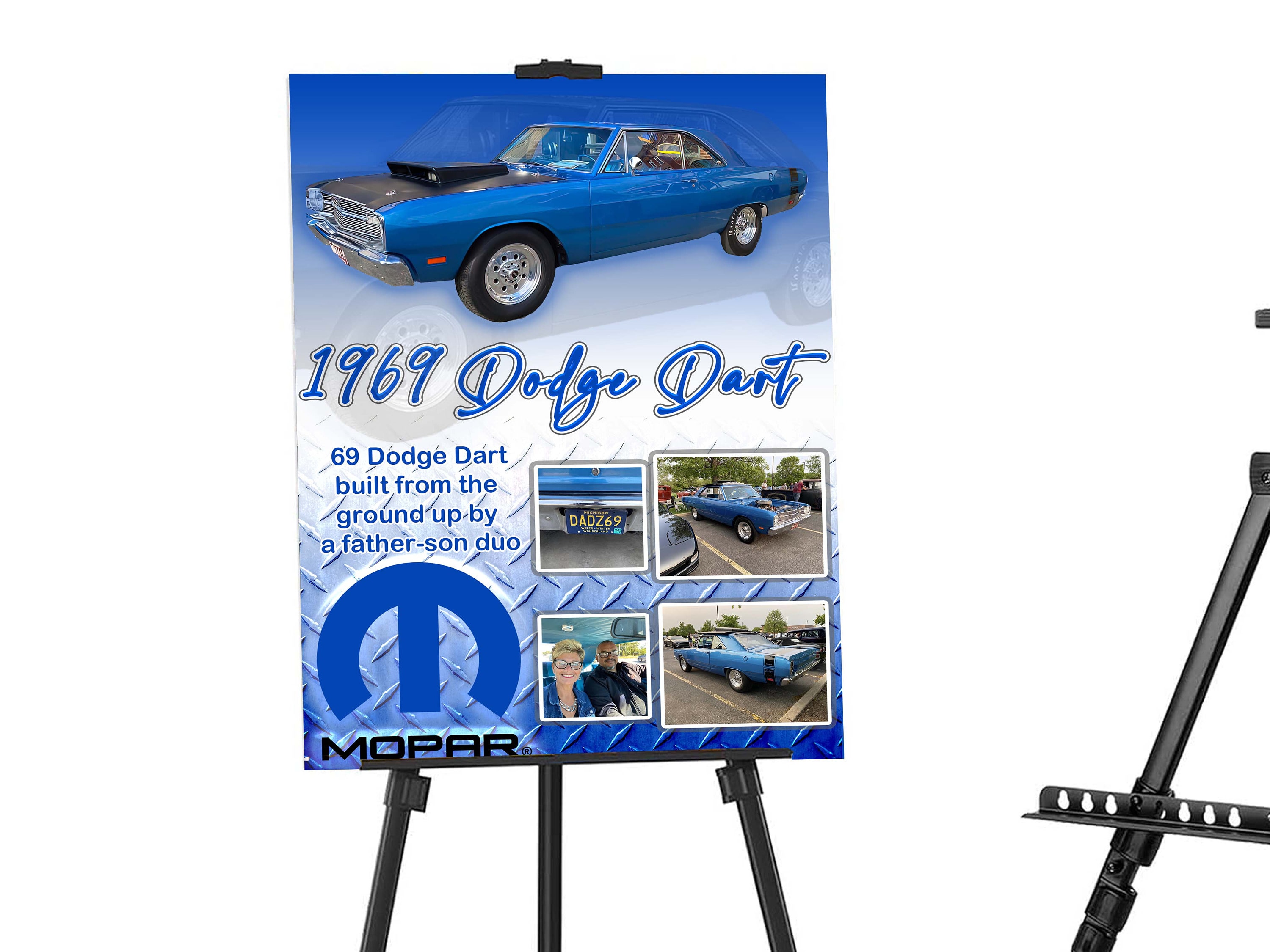 Custom Car Show Display Sign Board - Personalized Plaque for Car ...