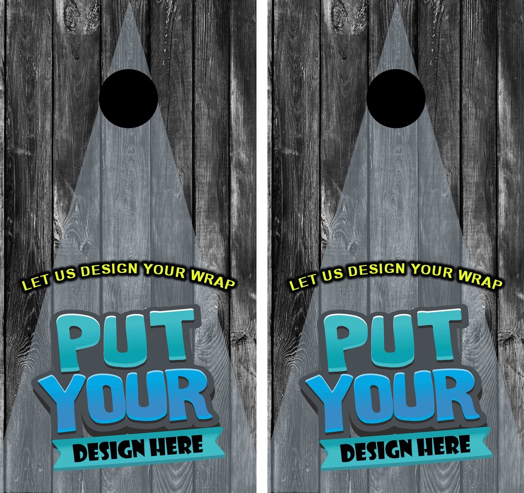 Custom Personalize Cornhole Board Wraps Decals Camping Games Custom ...