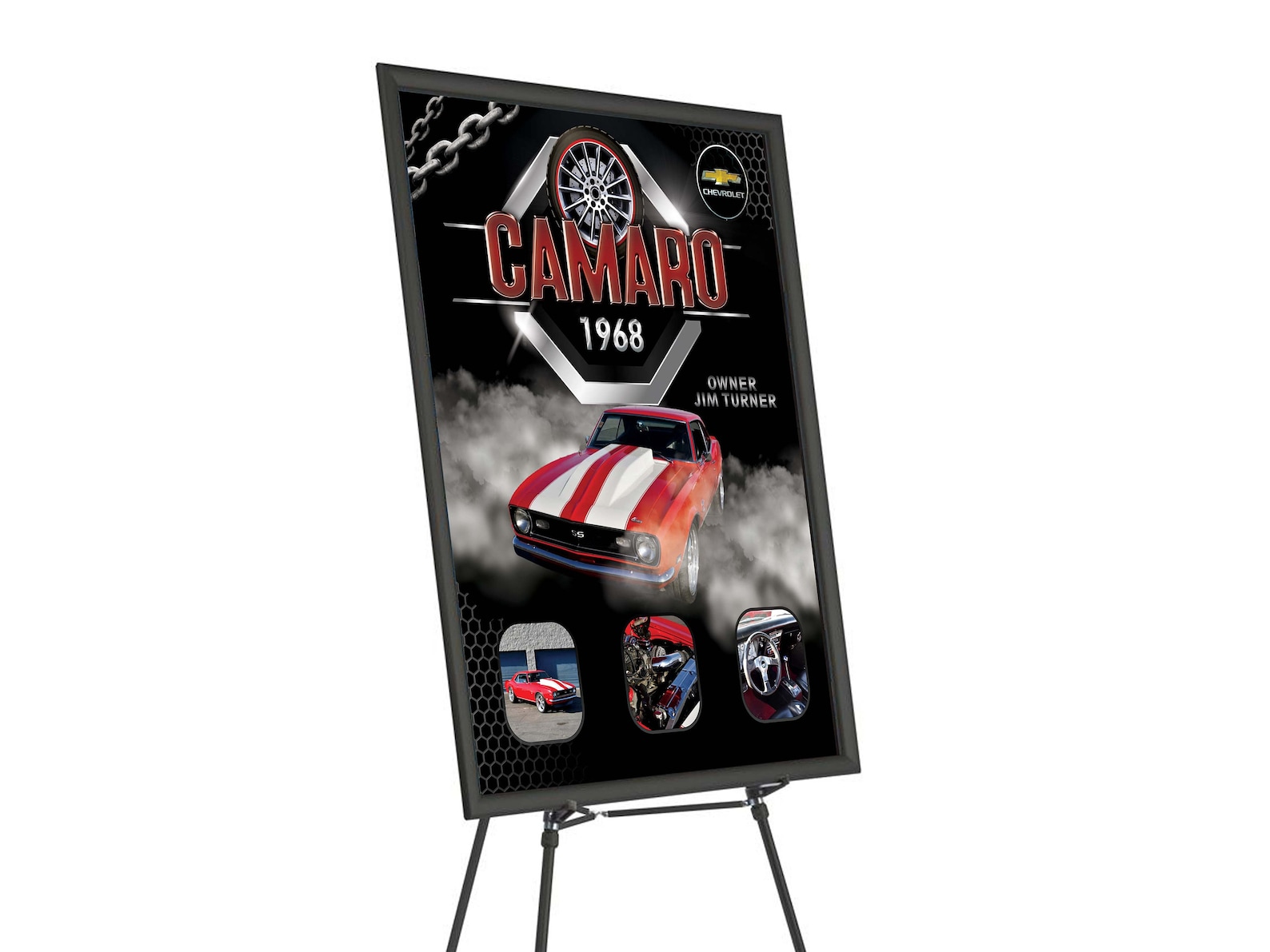 Custom Car Show Display Sign Board Personalized Plaque for Car ...