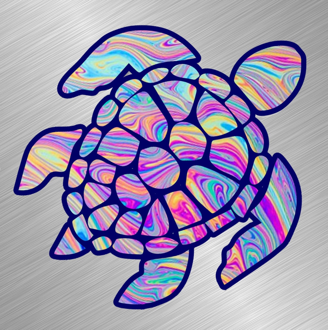 Water Color Sea Turtle Vinyl Decal Sticker Car Truck Laptop Phone - Etsy