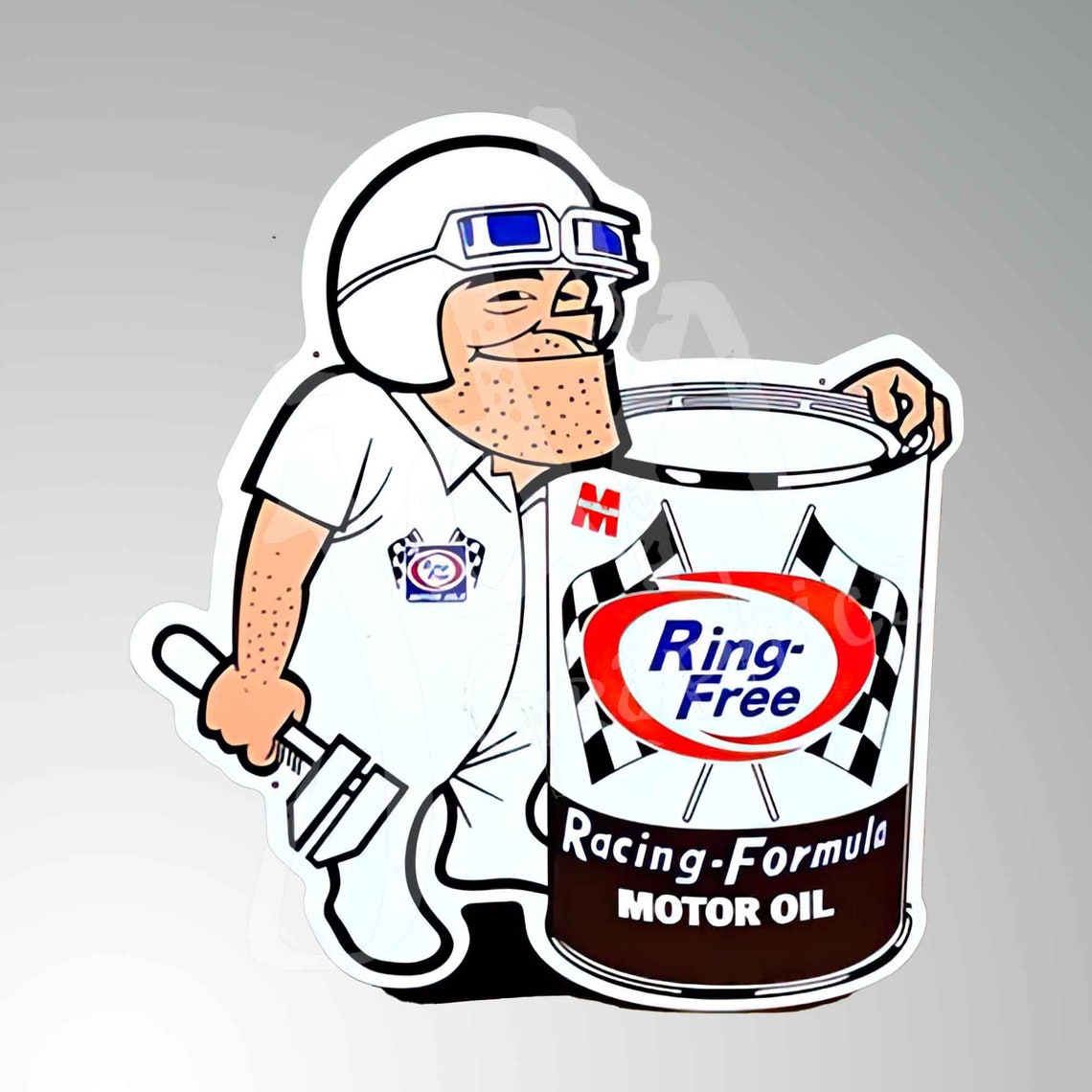 Oil Vintage Style Vinyl Decal Sticker Hot Rod Rat Rod | Etsy