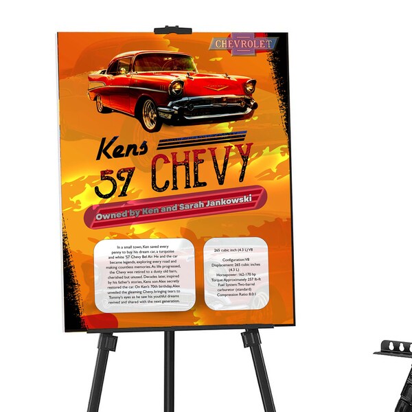 Custom Car Show Display - Etsy