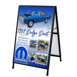Custom Car Show Display Sign Board - Personalized Plaque for Car ...