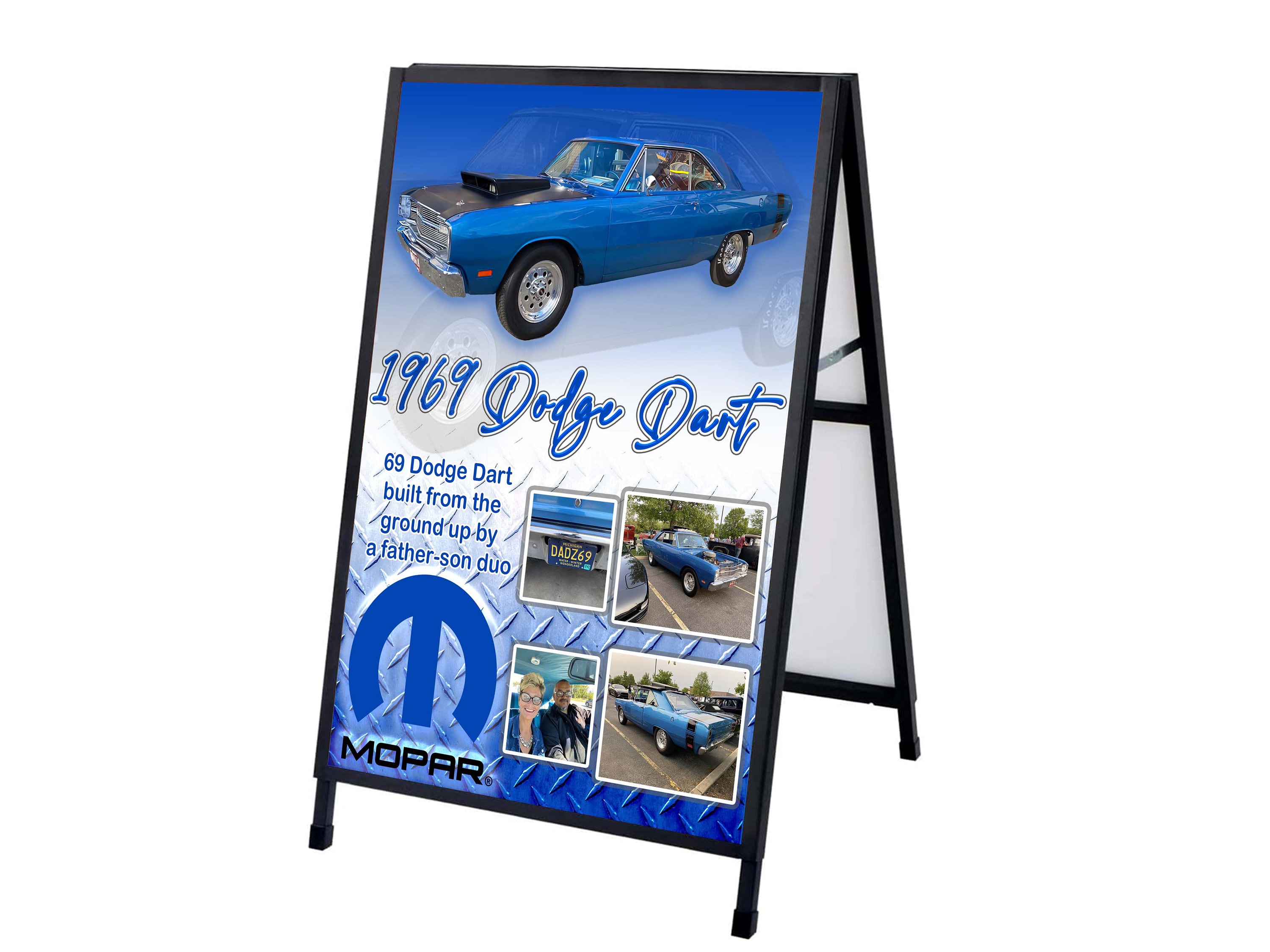 Custom Car Show Display Sign Board - Personalized Plaque for Car ...