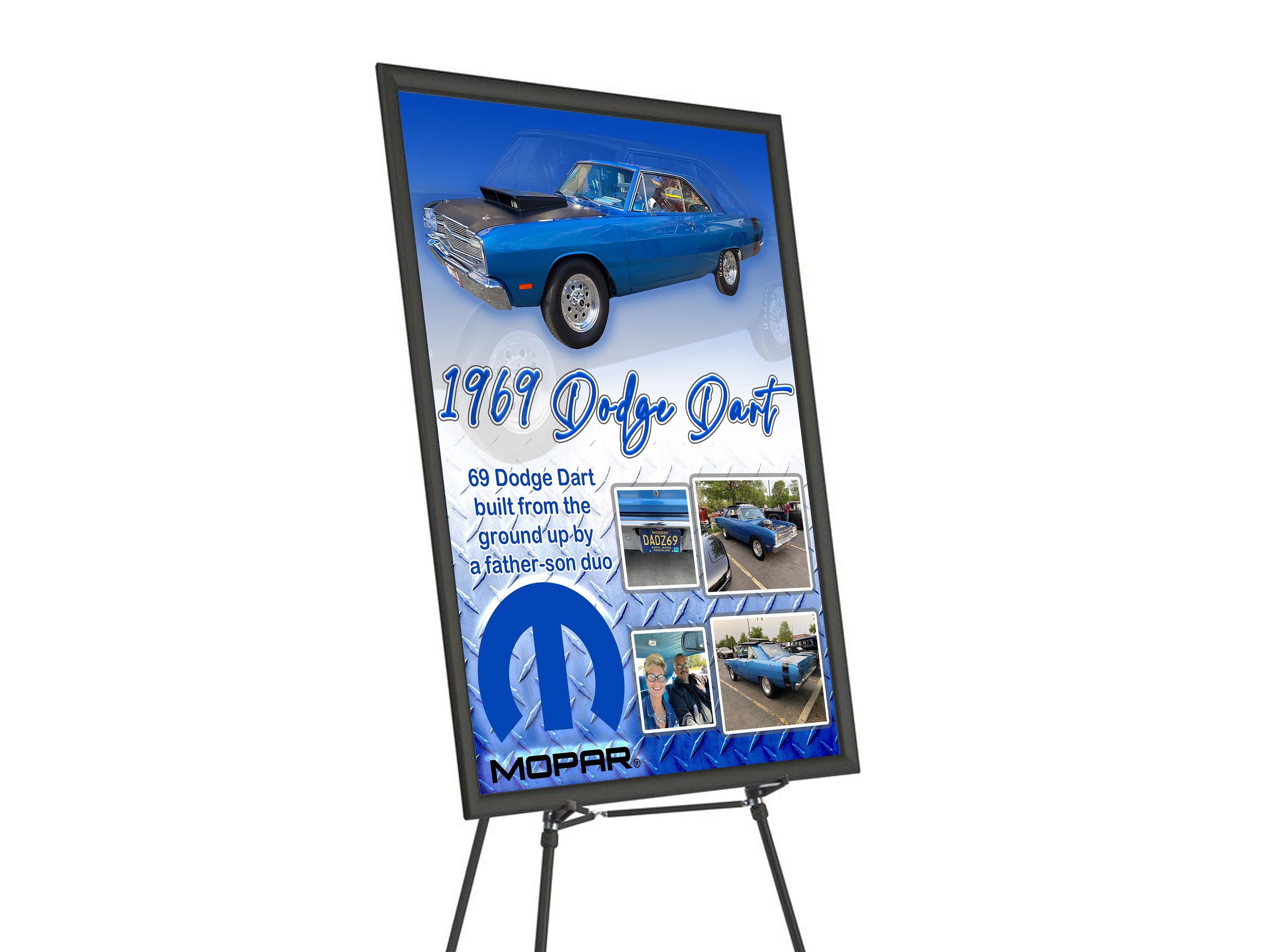 Custom Car Show Display Sign Board - Personalized Plaque for Car ...