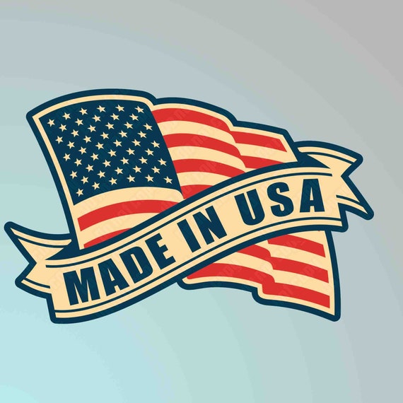 Made in USA Vinyl Decal Sticker Car Truck Laptop Patriotic | Etsy