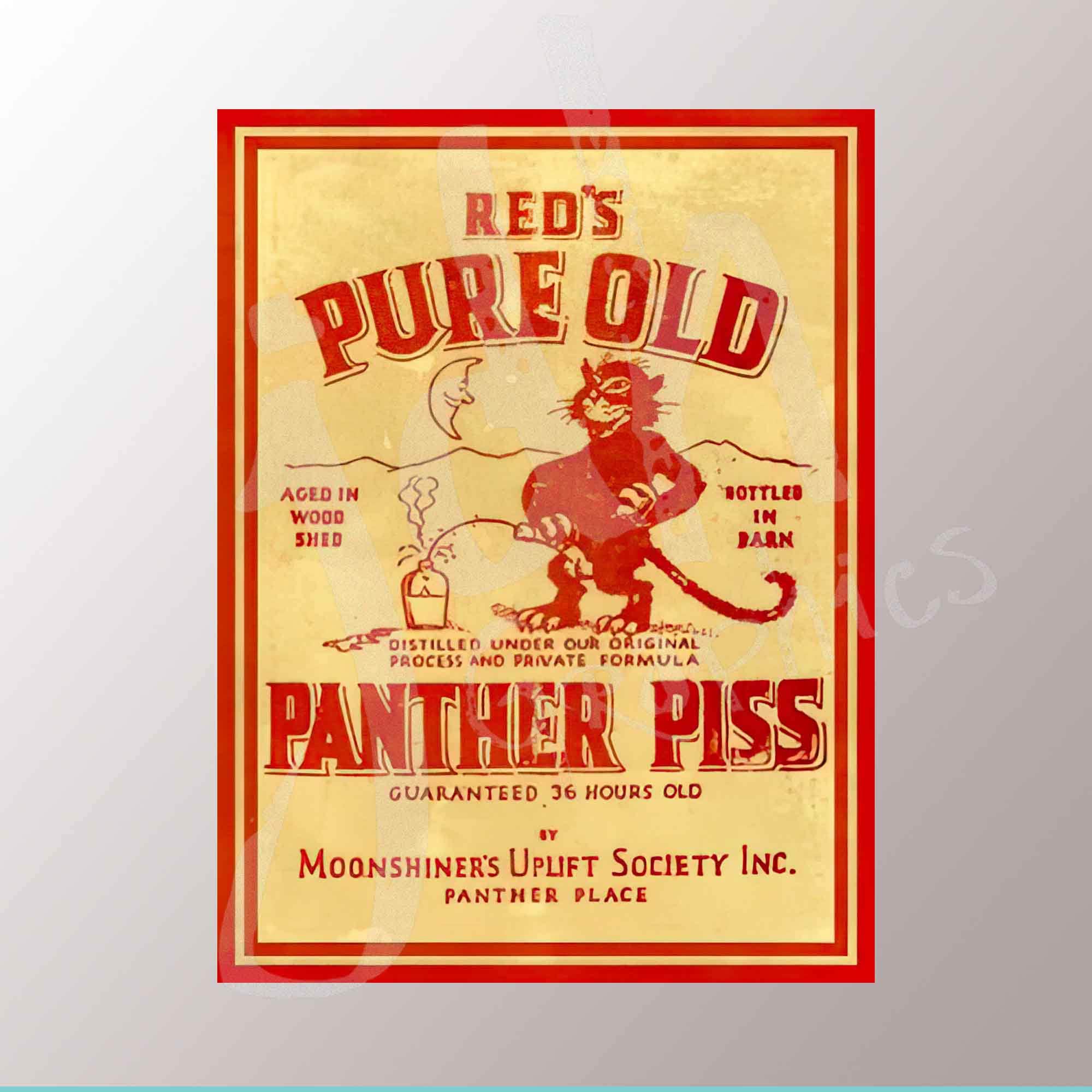 Panther Piss Vintage Style Vinyl Decal Sticker Hot Rod Rat Rod ...