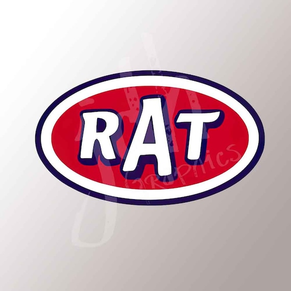 Rat Vintage Style Vinyl Decal Sticker Hot Rod Rat Rod | Etsy