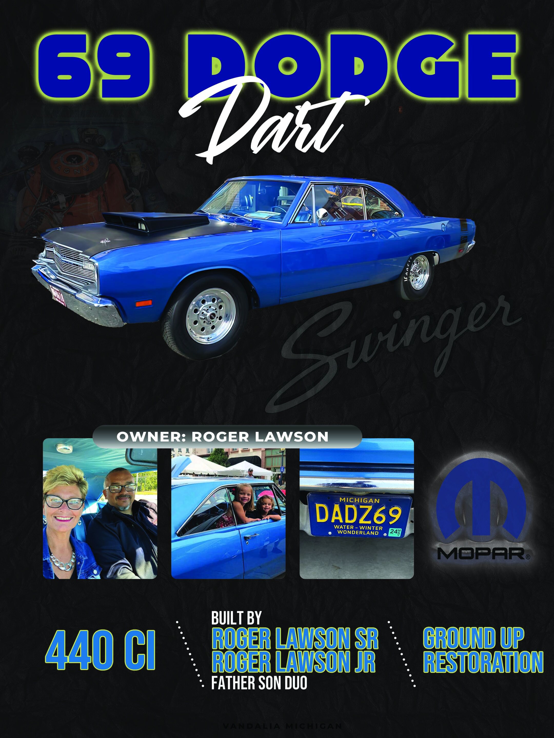 Custom Car Show Display Sign Board - Personalized Plaque for Car ...