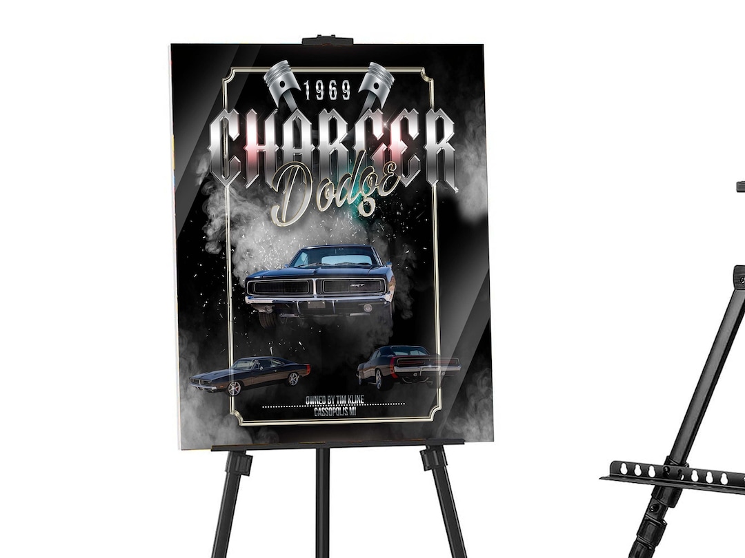 Custom Car Show Display Sign Board - Personalized Plaque for Car ...