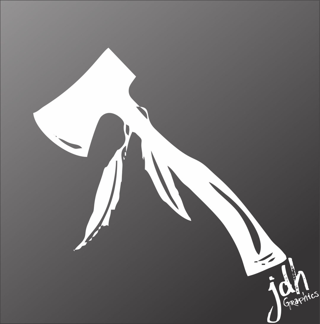 Native American Hatchet Pony Warrior Vinyl Decal Sticker Car Truck ...