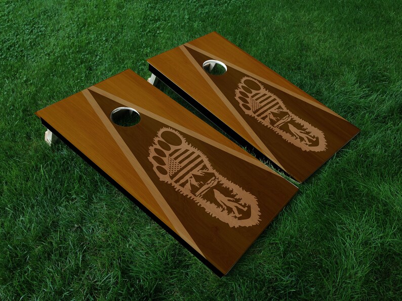 Big Foot Sasquatch Funny Cornhole Board Wrap Vinyl Decal Sticker ...