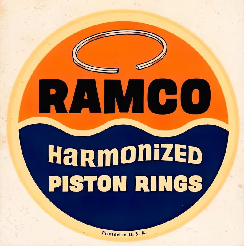 Ramco Hot Rod Oil Fuel Vintage Style Vinyl Decal Sticker Hot Rod Rat ...