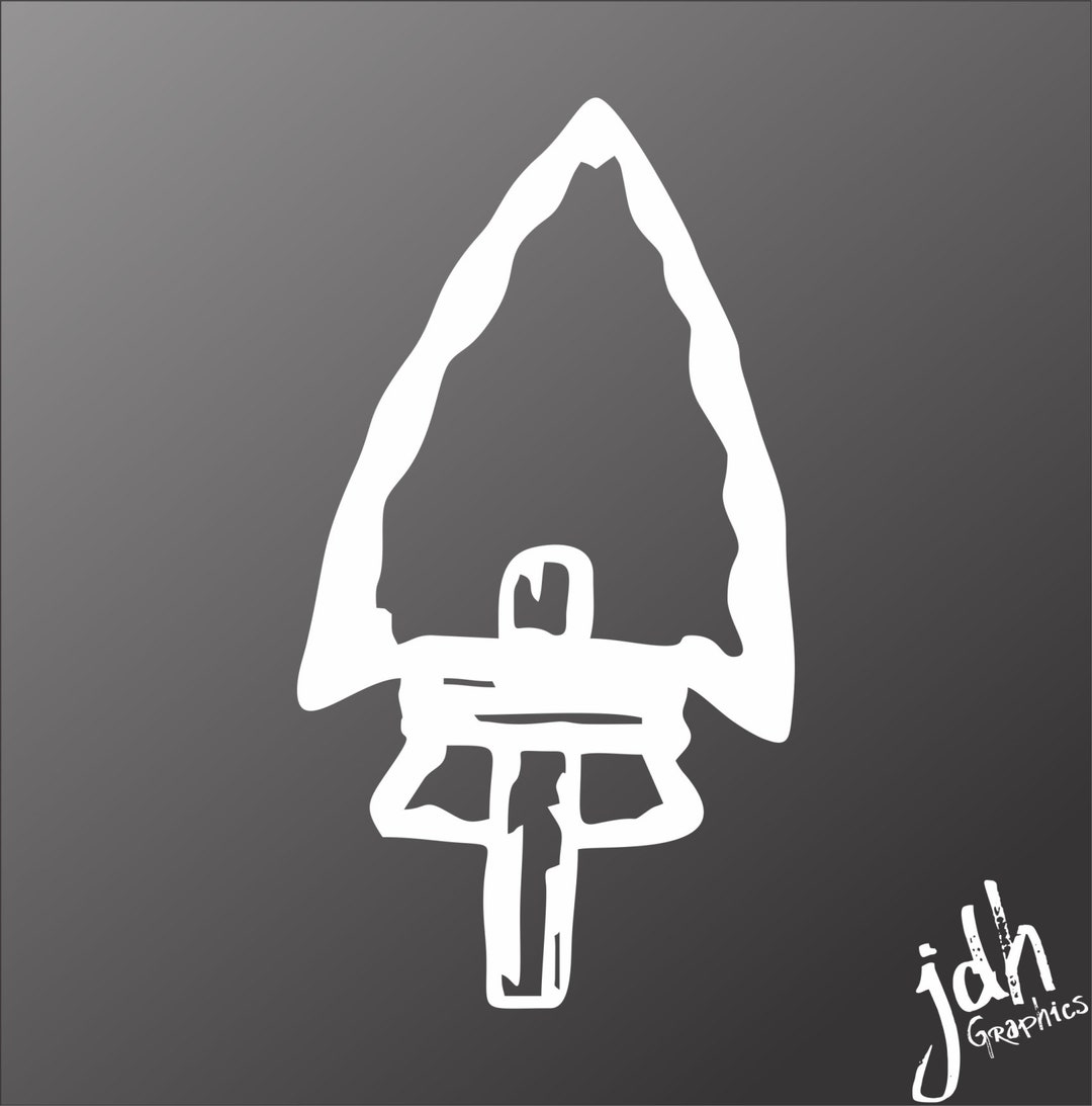 Native American Arrow Head Bear Paw Hatchet Pony Warrior Vinyl Decal ...