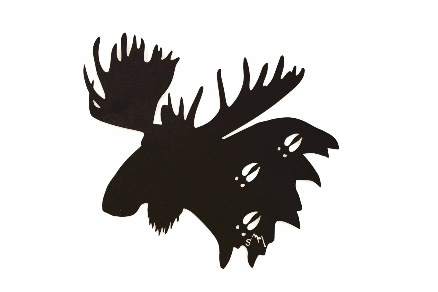 Moose With Tracks - Etsy