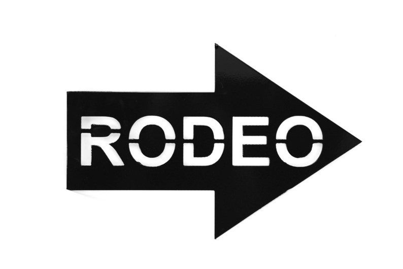 Rodeo Sign - Etsy