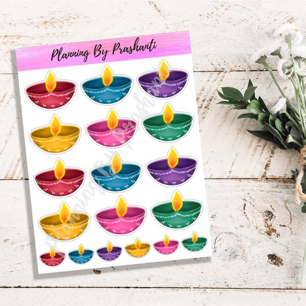 Deepavali Stickers - Etsy Singapore