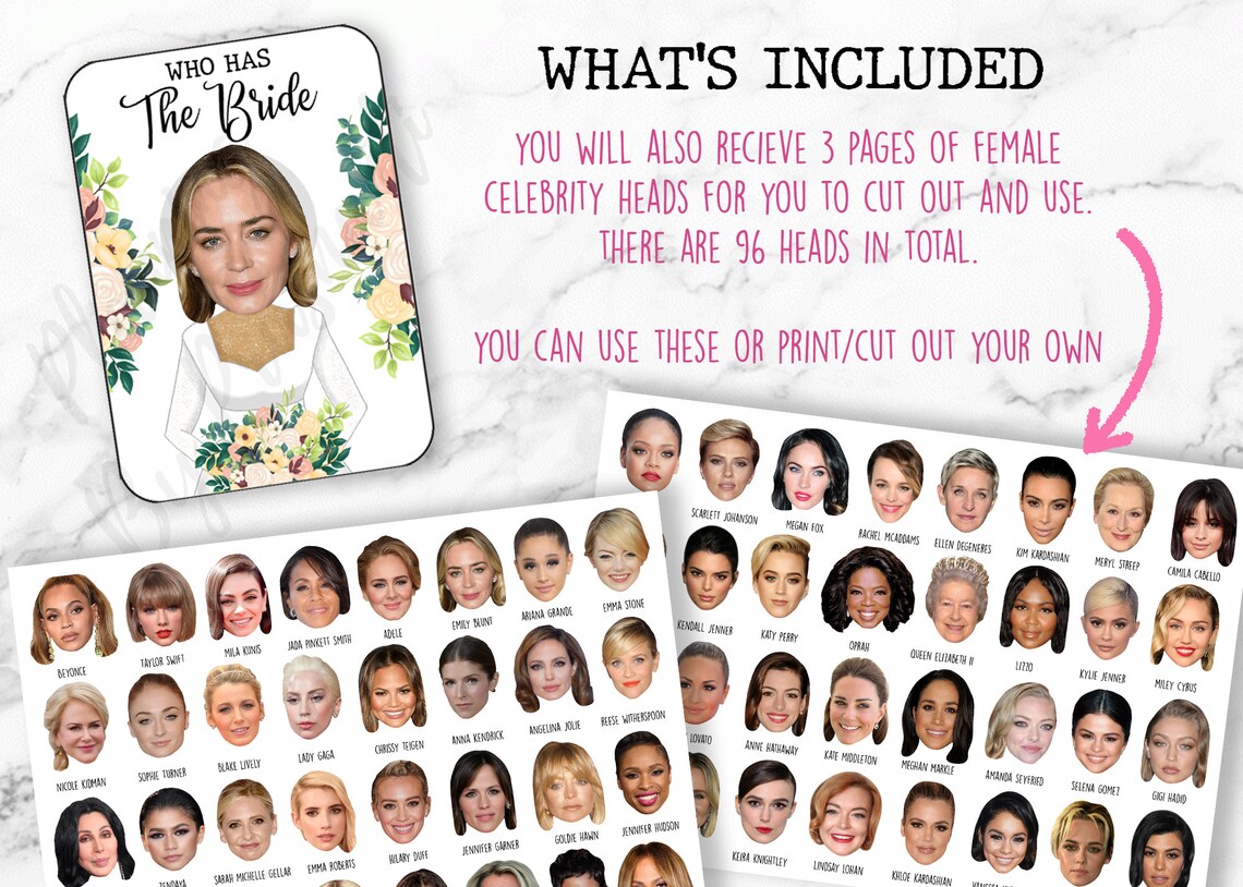 Who Has the Bride Bridal Shower Party Games Unique | Etsy