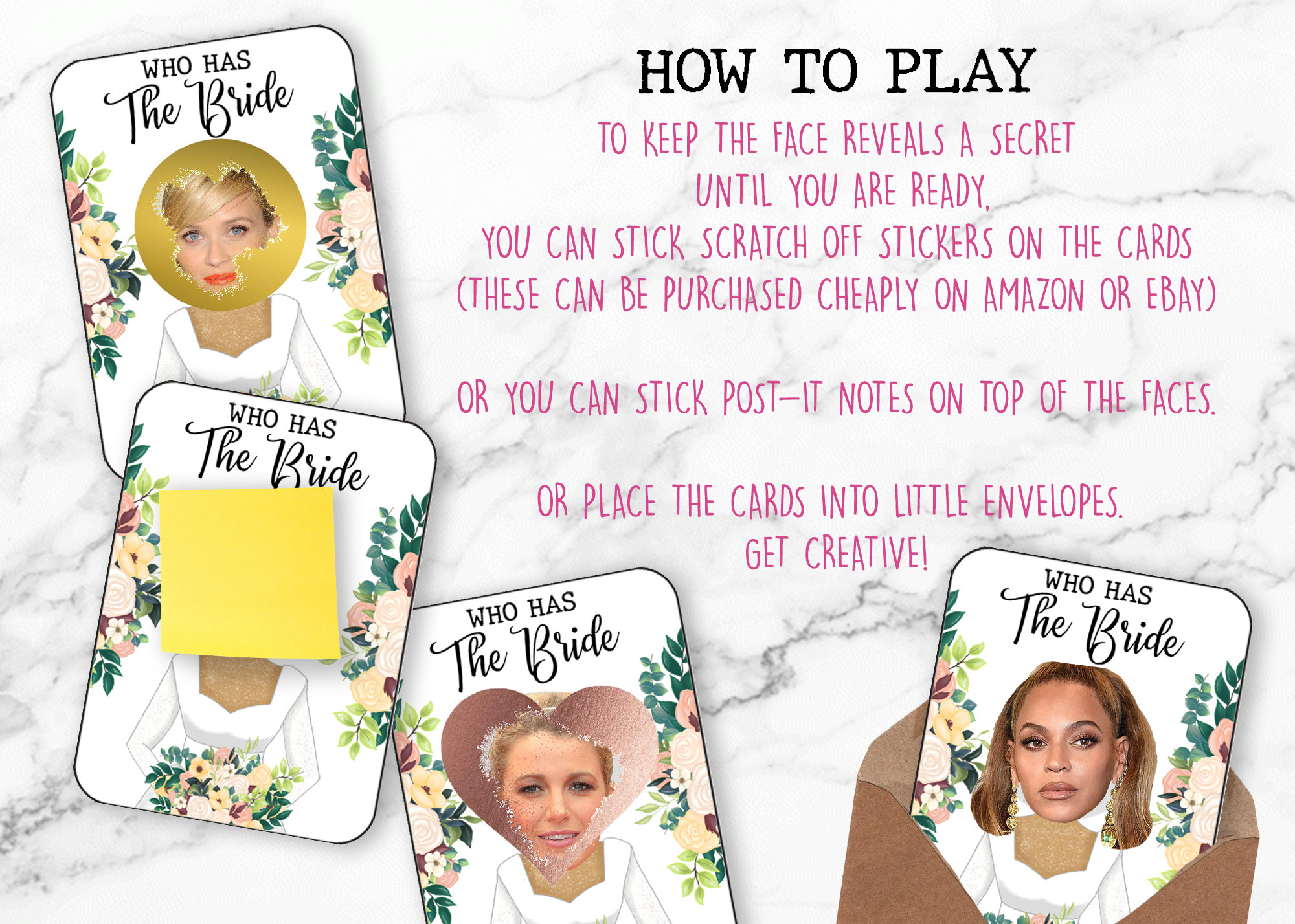 Who Has the Bride Bridal Shower Party Games Unique | Etsy