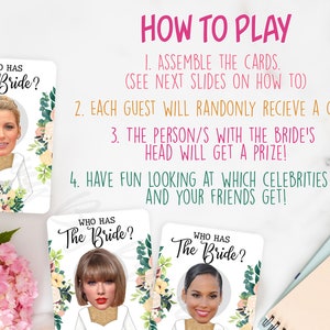 Who Has the Bride? - Bridal Shower Party Games - Unique, Funny ...