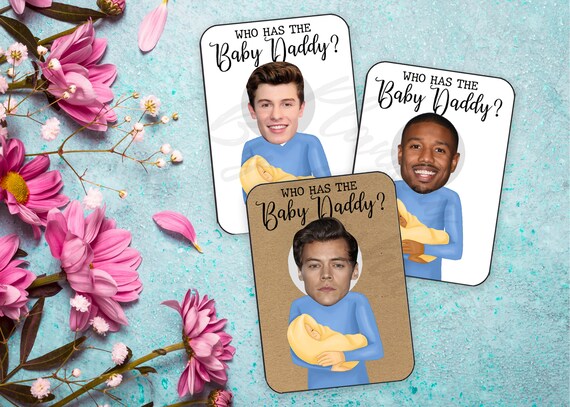 Who Has the Baby Daddy Baby Shower Games Printable Instant - Etsy