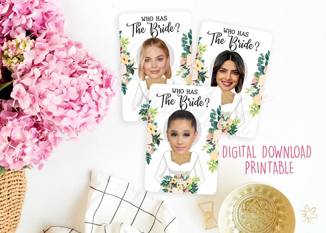 Who Has the Bride? - Bridal Shower Party Games - Unique, Funny ...