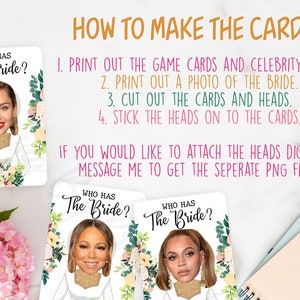 Who Has the Bride? - Bridal Shower Party Games - Unique, Funny ...