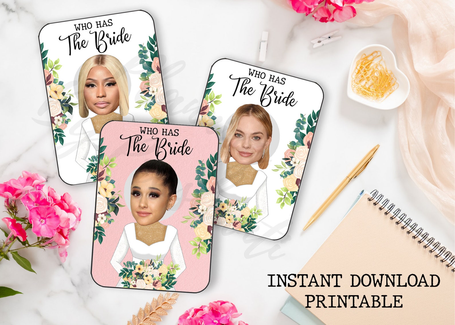 Who Has the Bride Bridal Shower Party Games Unique | Etsy