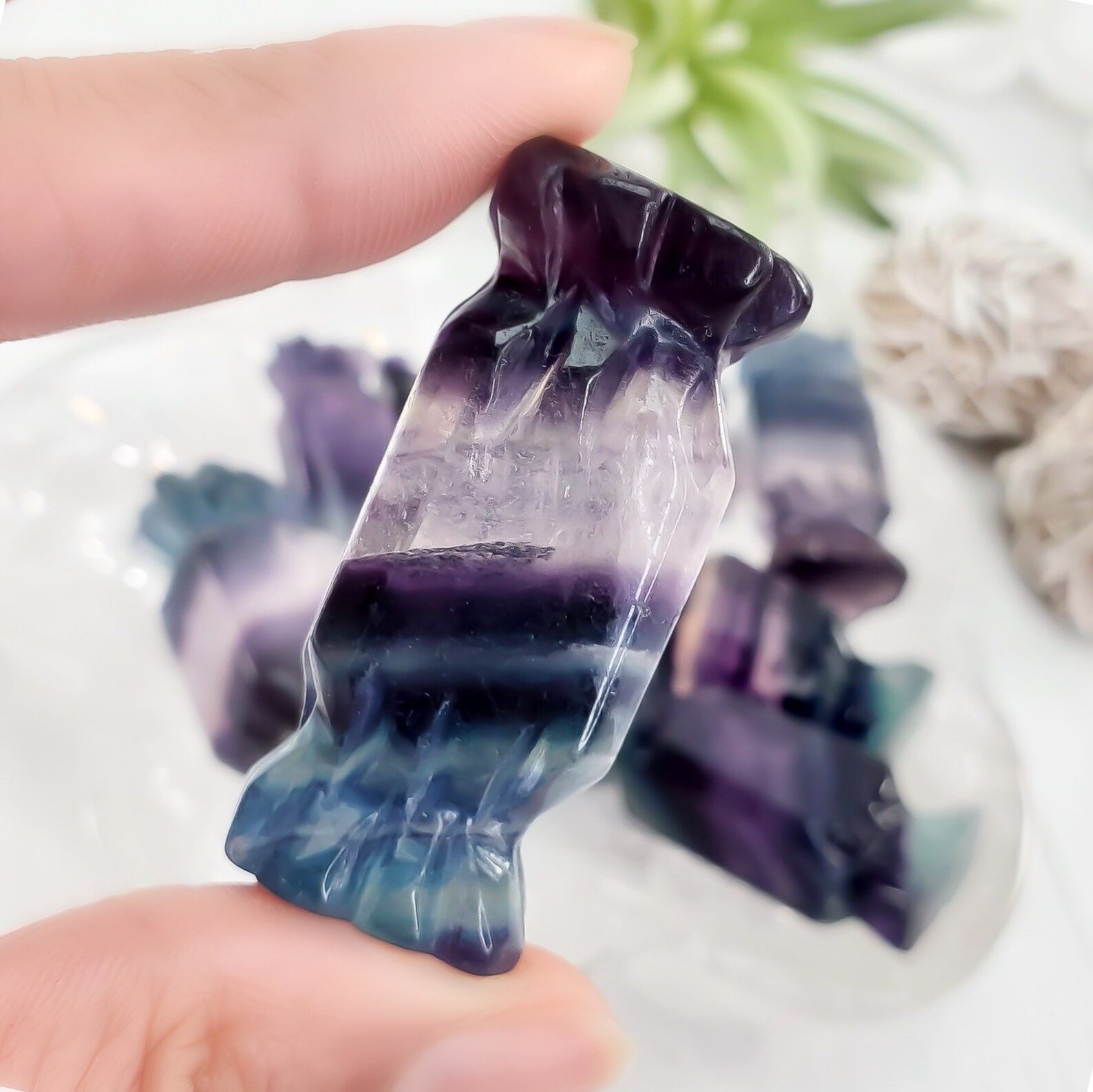 Rainbow Fluorite Crystal Candy Fluorite Candy Fluorite - Etsy