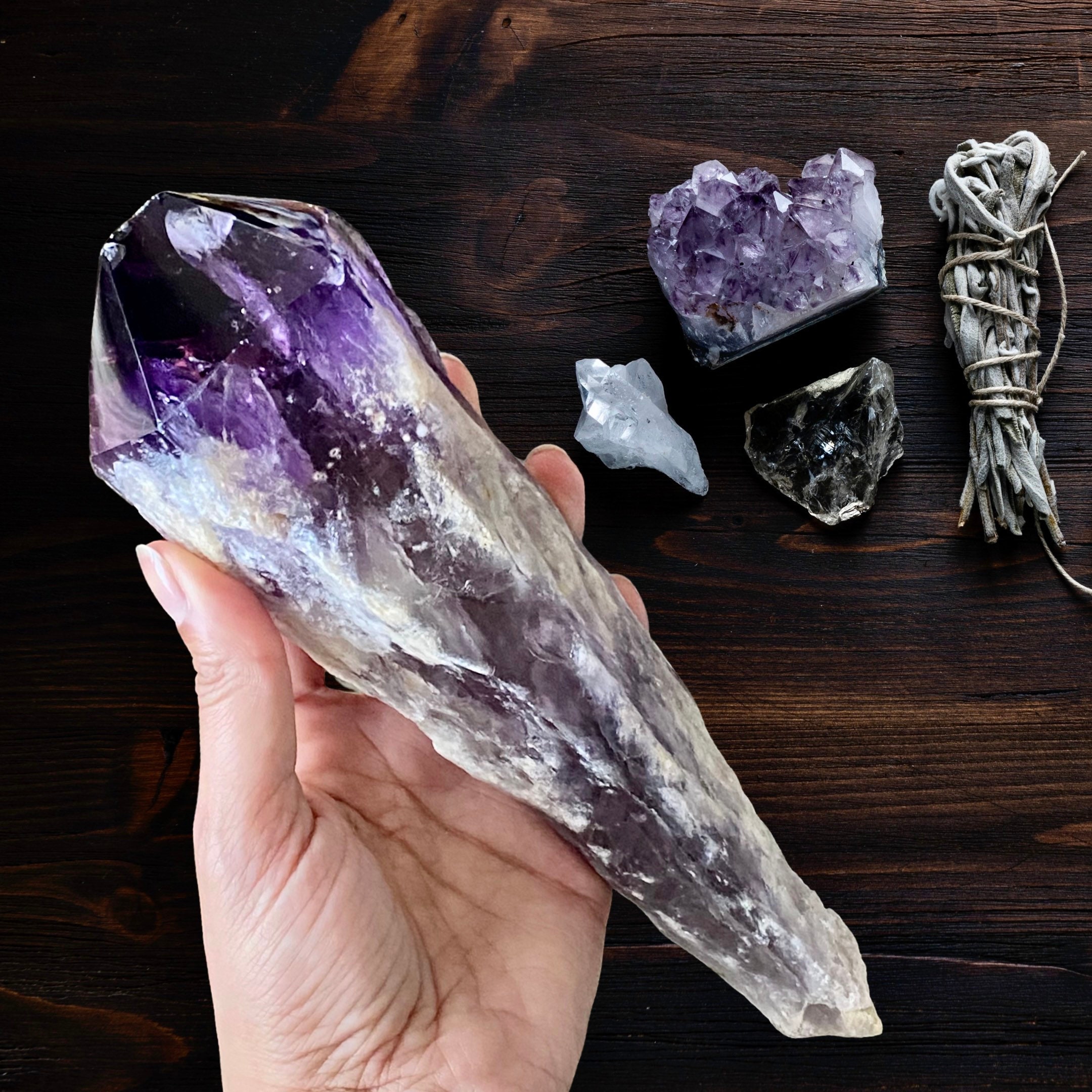 Raw Amethyst Root (Royal Amethyst/Dragon Tooth)