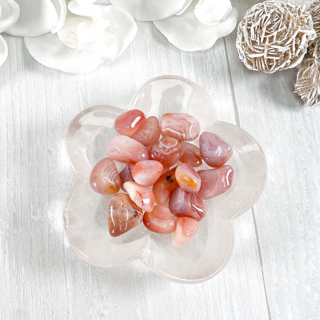 Apricot Agate Tumbled Stone, Apricot Agate Stone, Apricot Agate Worry ...