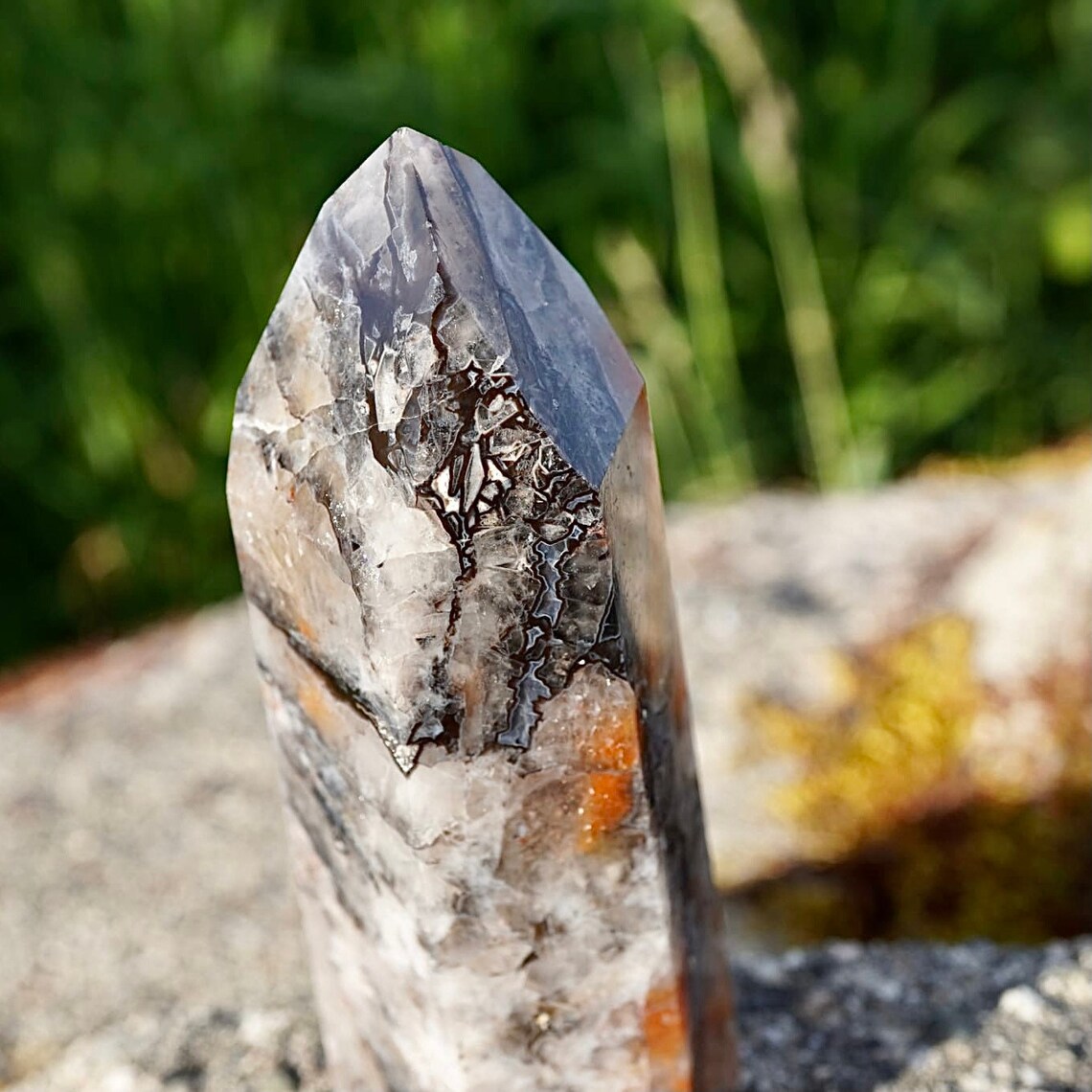 Natural Mosaic Quartz Tower Mosaic Chalcedony Quartz Tower - Etsy