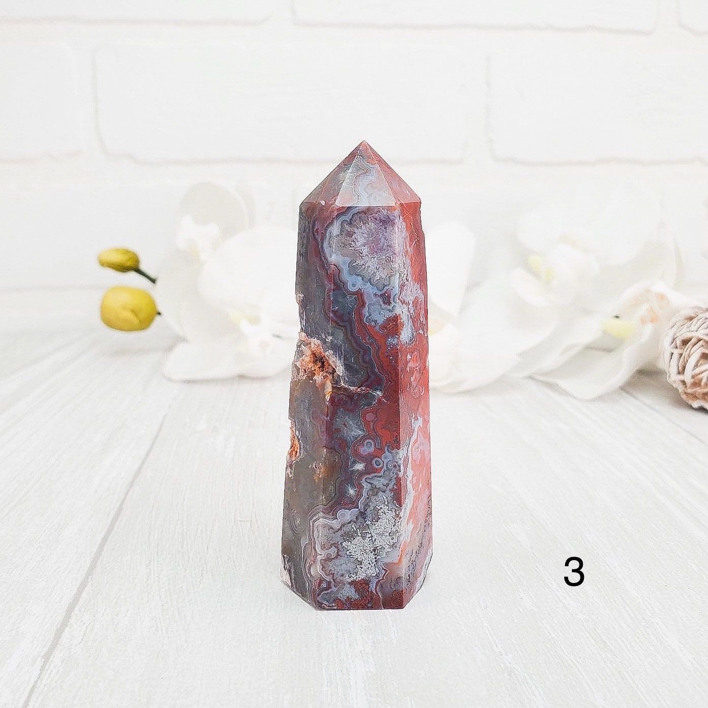 Natural Mexican Lace Agate Towers