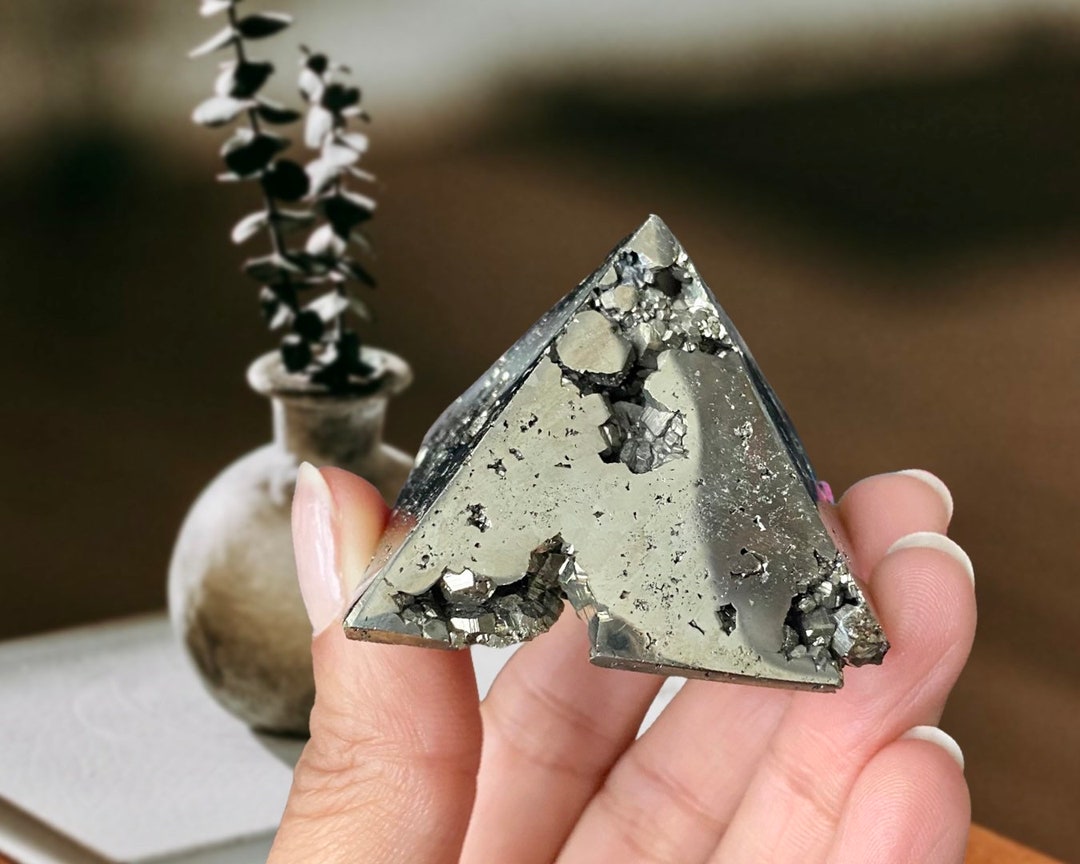 Pyrite Pyramid, Pyrite Crystal Pyramid, Polished Pyrite, Pyrite Crystal ...