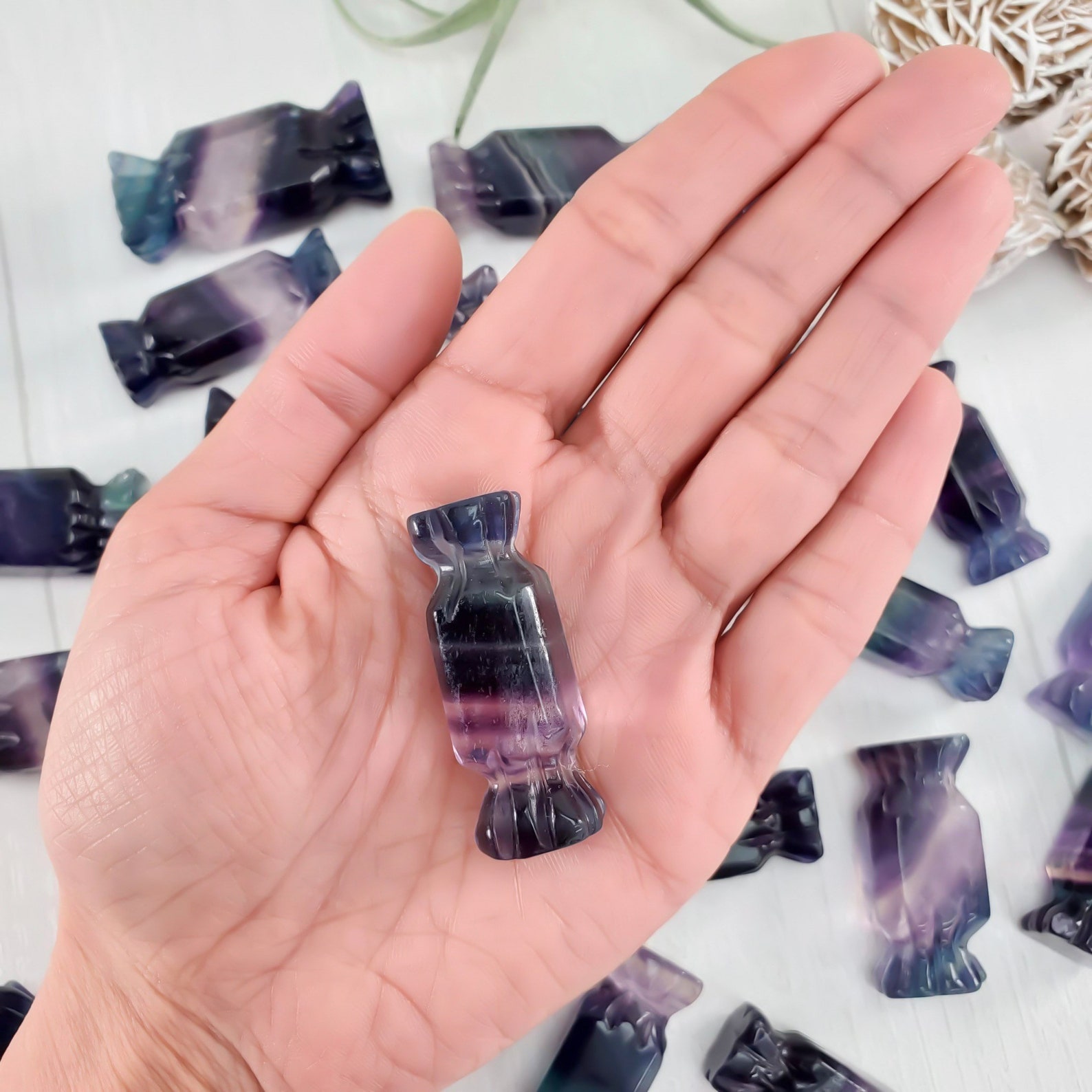 Rainbow Fluorite Crystal Candy Fluorite Candy Fluorite - Etsy