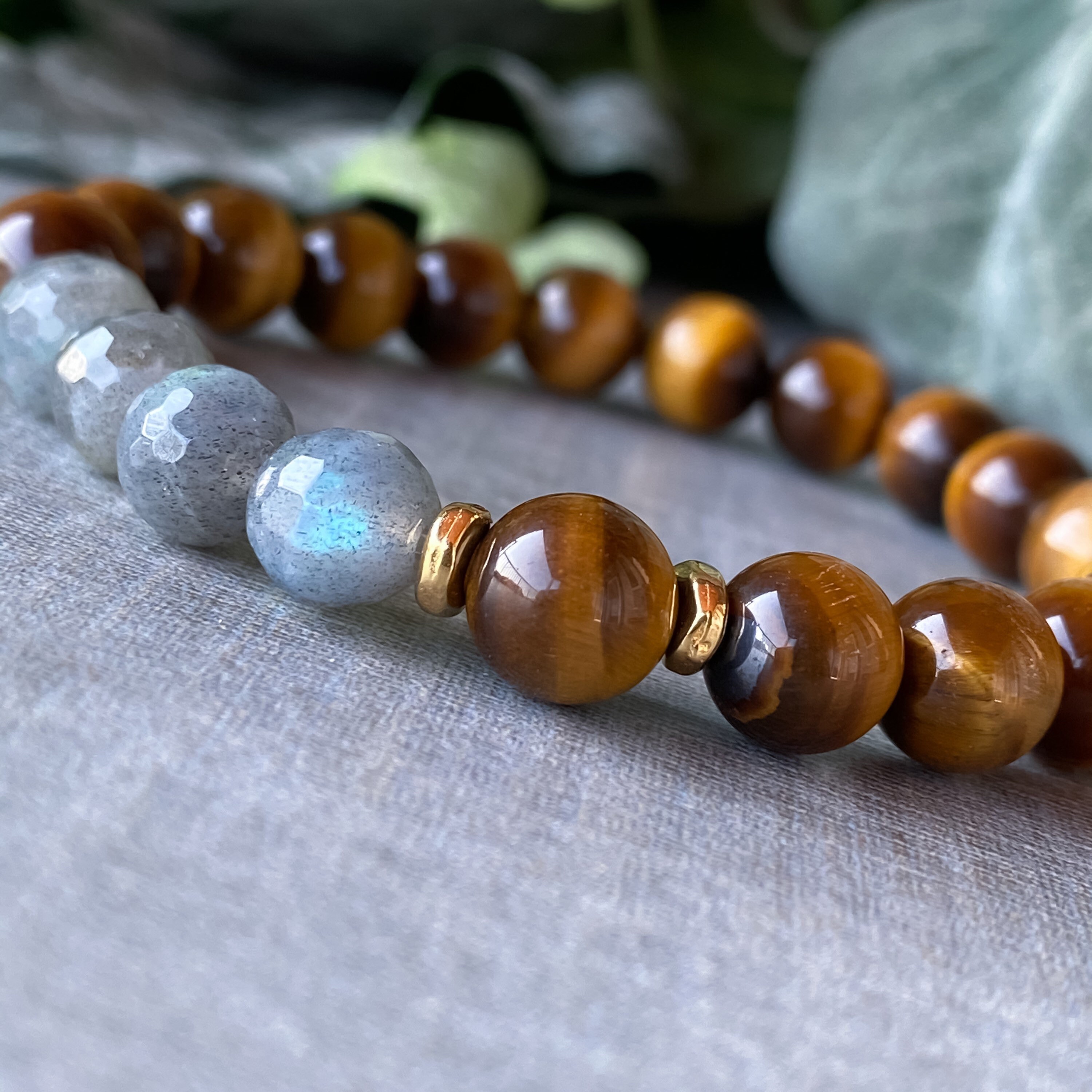 Labradorite Tiger's Eye -Courage, Confidence