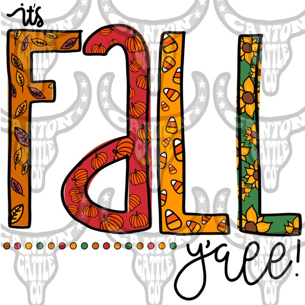 It's Fall Y'all - Etsy