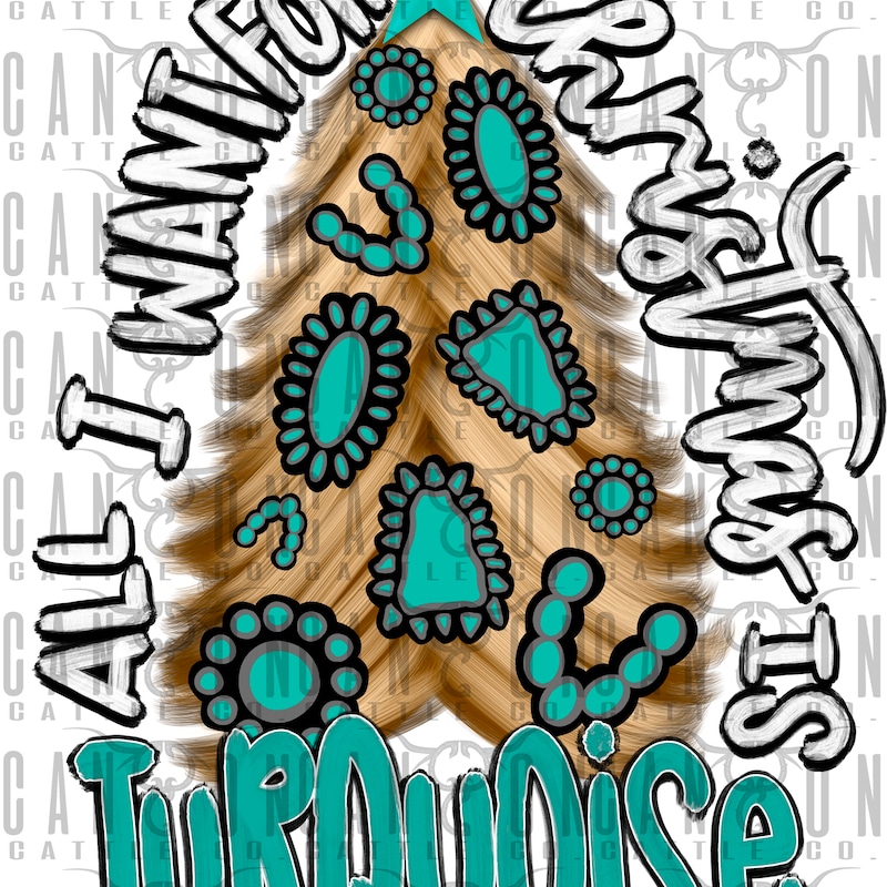 Turquoise Christmas - Etsy