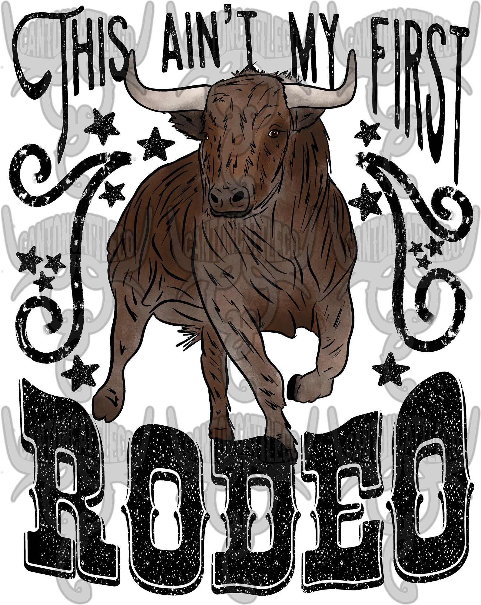 This Ain't My First Rodeo Bull Rodeo Western Punchy - Etsy