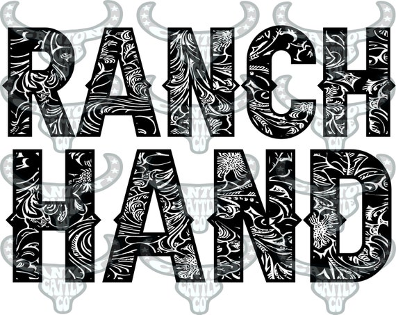 Drawing & Illustration Art & Collectibles Western Graphic // Ranch Hand ...