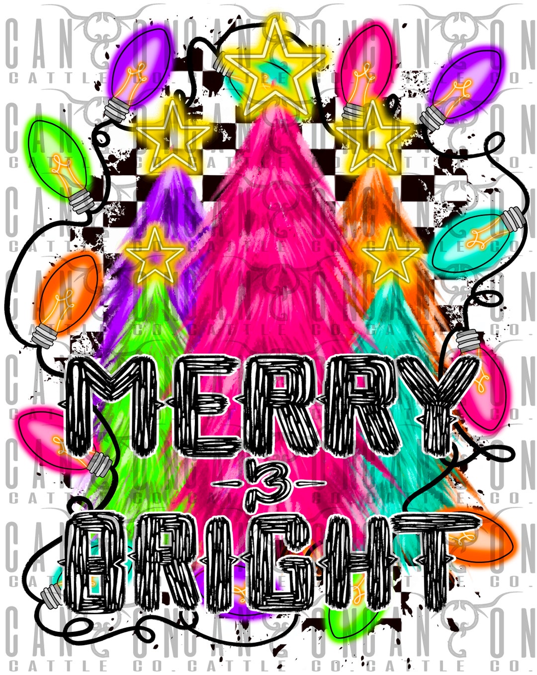 Merry and Bright, Christmas Lights, Christmas Tree, Christmas, Neon ...