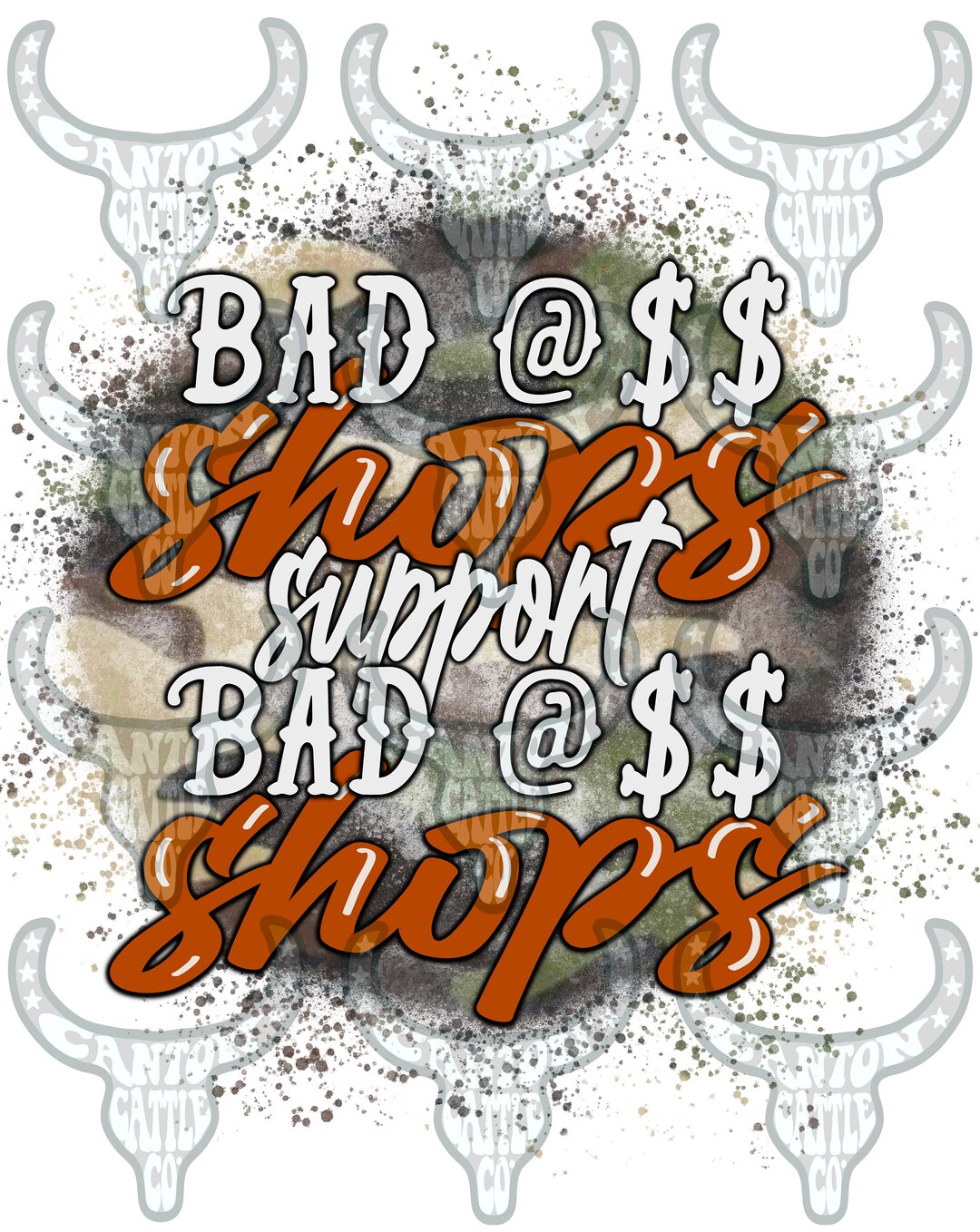 Bad Ass Shops Support Bad Ass Shops, Paint Splatter, PNG, INSTANT ...