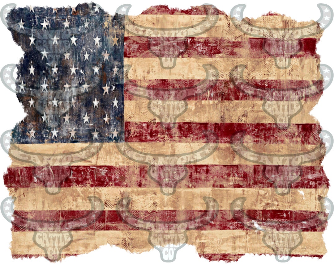 American Flag Distressed Background, PNG, INSTANT DOWNLOAD, Sublimation ...
