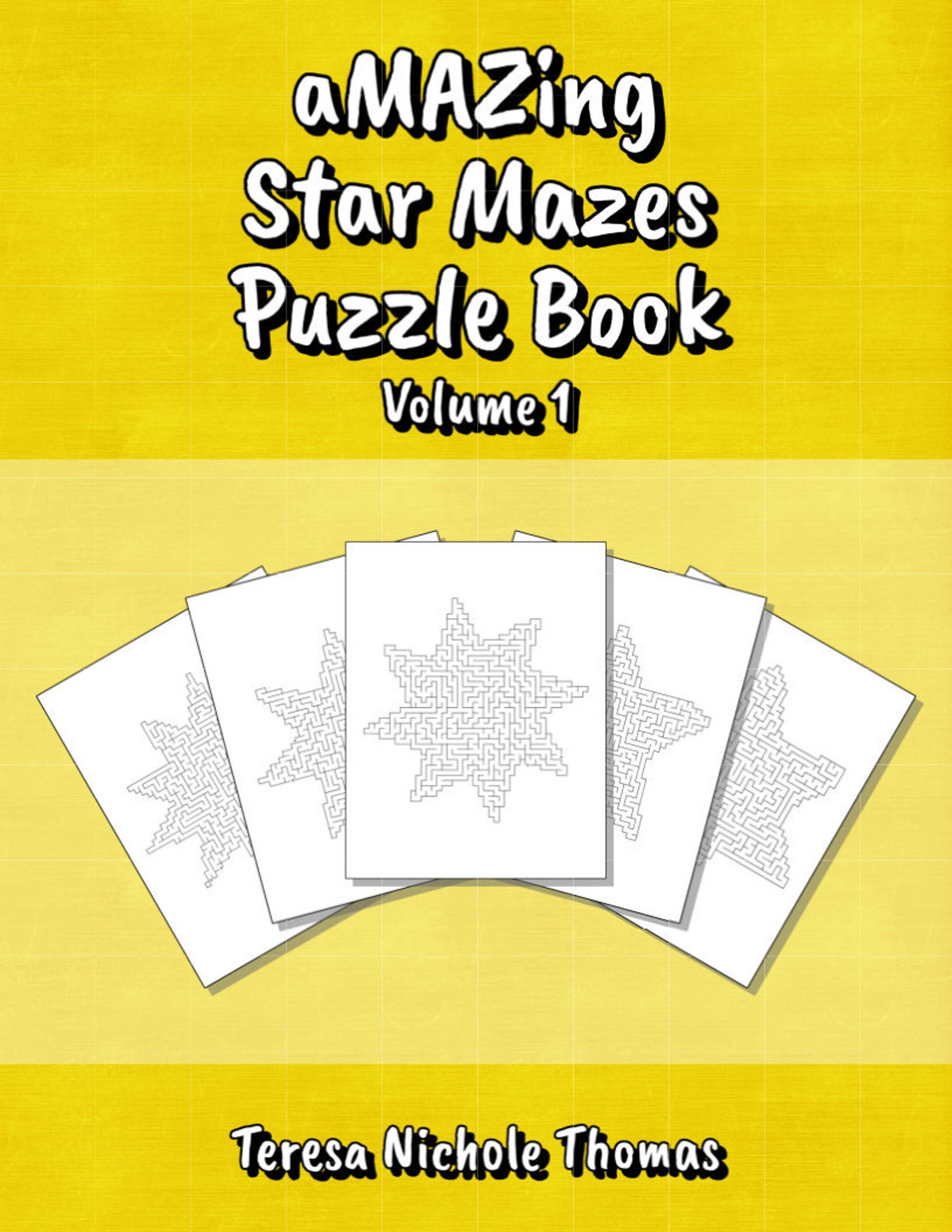 Amazing Star Mazes Puzzle Book Volume 1 Printable Instant Download ...
